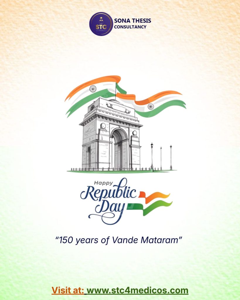 Republic Day Wishes to the Medical Fraternity - Sona Thesis Consultancy